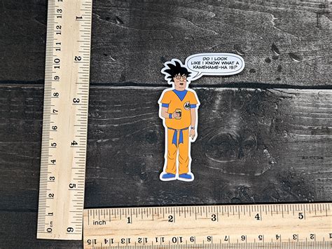 Hank Hill Cosplaying As Goku Dragonball Z King Of The Hill 3″ X 2