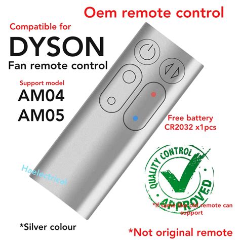 Dyson Fan Remote Control Am04 Am05 Black Oem Shopee Malaysia