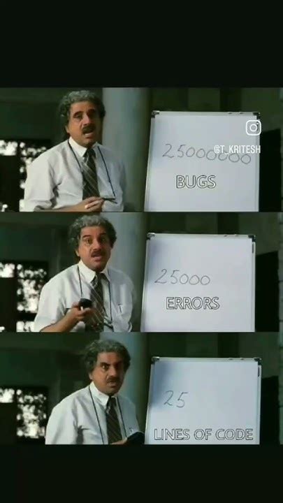Developer Have Coding Bugs Whole Life 😂😂😂😂comedy Webdevelopment Information Youtube