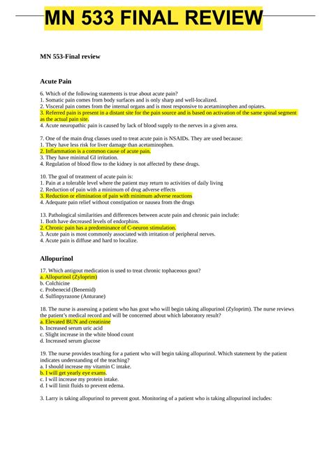 MN Tests Compilation Bundle Stuvia US