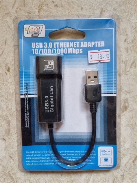 Usb Ethernet Adapter Mbps Computers Tech Parts Accessories Cables
