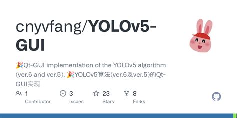 GitHub Cnyvfang YOLOv GUI Qt GUI Implementation Of The YOLOv Algorithm Ver And Ver