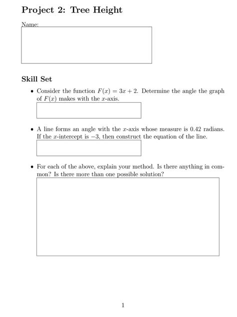 Solved Project Tree Height Name Skill Set Consider The Chegg