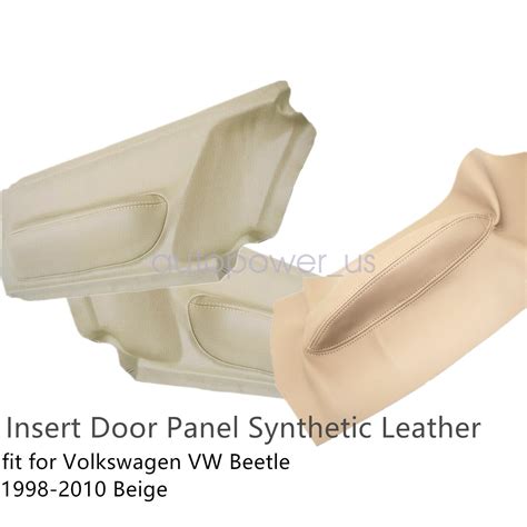 Fit For Volkswagen Beetle 1998 To 2010 Door Panel Insert Cards Beige