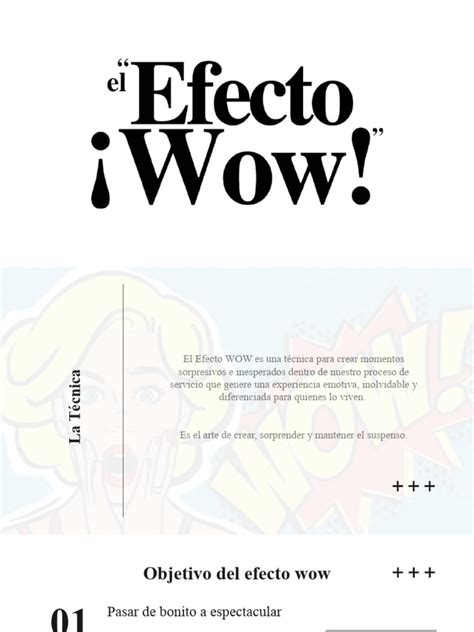 Efecto Wow Pdf Experiencia