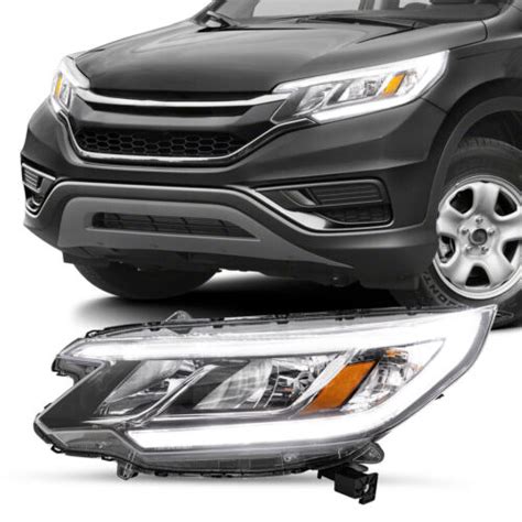 For 2015 2016 Honda Cr V Crv 4door Led Drl Left Driver Side Headlight