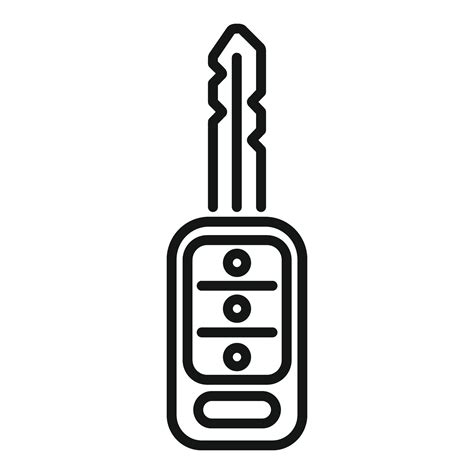 Alert Smart Key Icon Outline Access Start 43296819 Vector Art At Vecteezy