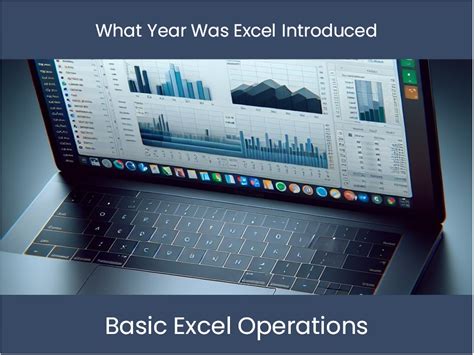 Excel Tutorial What Year Was Excel Introduced Excel