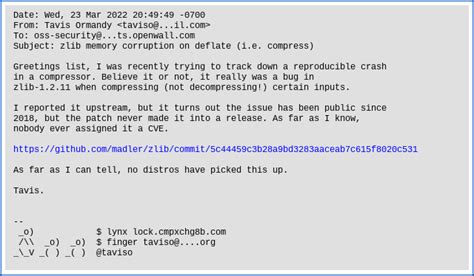 Zlib Data Compressor Fixes 17 Year Old Security Bug Patch Errrm Now Sophos News