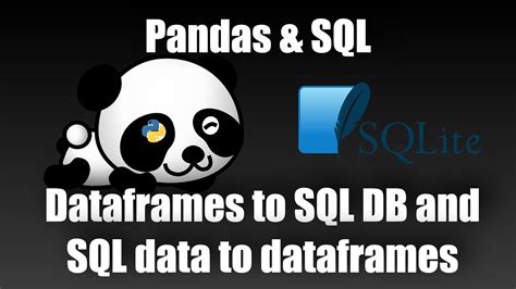 How To Import Dataframe To Sql Database Pandas Dataframe To Sql Learn With Sanjay Panchal