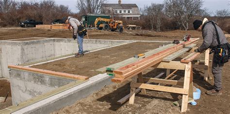 Make Mudsills Square And Level Fine Homebuilding