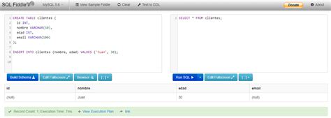 consistencia de instrucciones sql básicas create table insert y