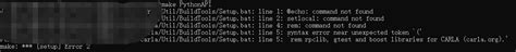 carla 0 9 11 make pythonapi and make launch problem · issue 4213