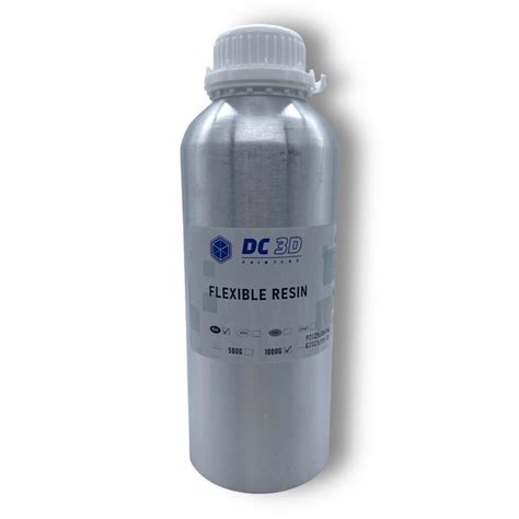 Dc 3d Uv Resin Flexible Black 1000g Dc 3d Printers
