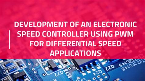 Pwm For Speed Control Pptx