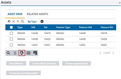Export Asset Details