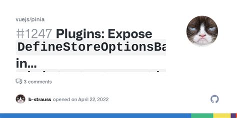 Plugins Expose `definestoreoptionsbase` In `piniacustomproperties