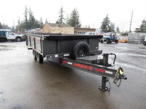 2022 Maxey Maxx D D9x 14 X 8 Tandem Axle Deckover Dump Trailer In