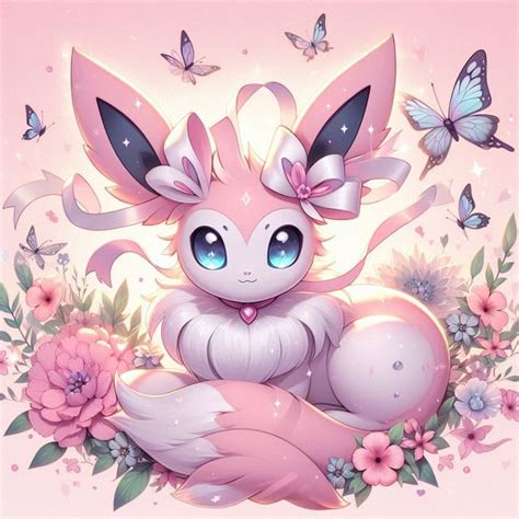 Sylveon And Eevee Fusion U Kantoninetales