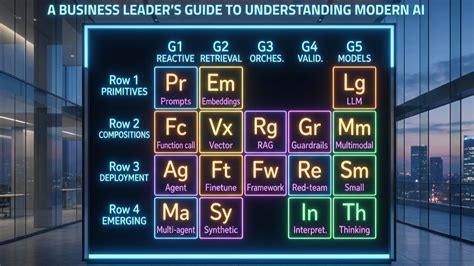 The Ai Periodic Table A Business Leaders Guide To Understanding Modern Ai