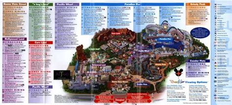 Disney California Adventure Park Map And Brochure 2001 2024