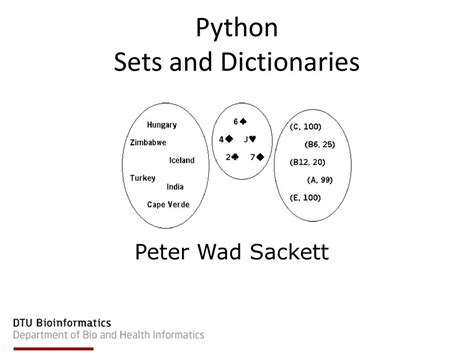 Python Sets And Dictionaries Ppt Download