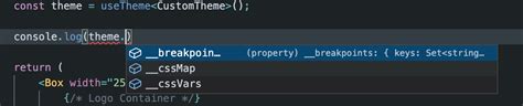 Theme Object With Typescript When Using Usetheme Hook · Chakra Ui