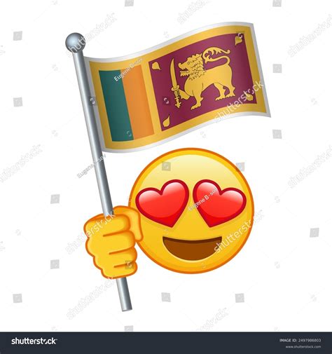 Emoji Sri Lanka Flag Large Size Stock Vector Royalty Free 2497986803 Shutterstock