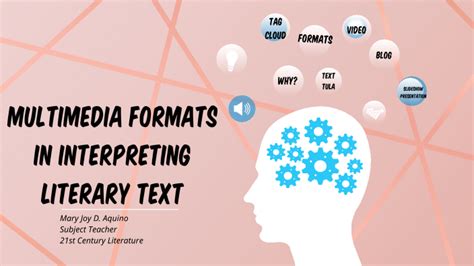 Multimedia Formats In Interpreting Literary Text By Lamour Fait Mal On