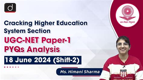 Higher Education System Pyqs Part 2 Ugc Net June 2024 Drishti Teaching Exams Youtube