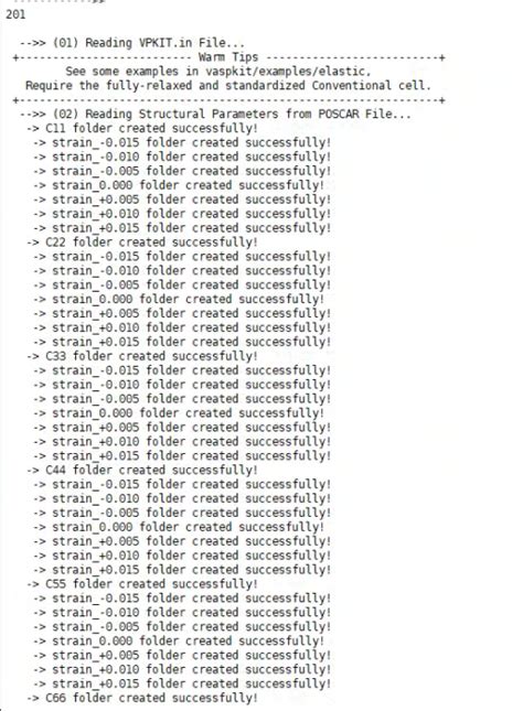 Bash Vasp Vaspkit能量应变计算弹性常数 Vaspkit计算弹性常数 Csdn博客