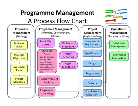 Program Management Process Flow Diagram 5 Essential Project