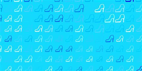 Light Blue Vector Pattern With Feminism Elements 17670315 Vector Art