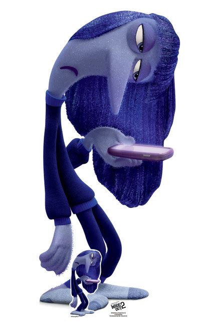 Boredom Ennui From Inside Out 2 Cardboard Cutout Official Disney Standee