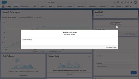 Create Modals Using The New Lightningmodal Component Winter 23 Release Sfdc Stop