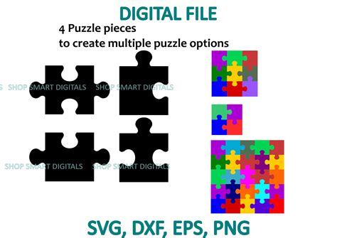 4 Piece Puzzle Image