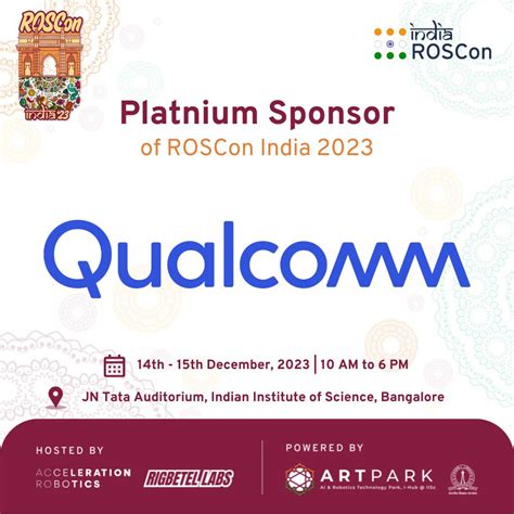 Acceleration Robotics On Linkedin Rosconindia Robotics Innovation