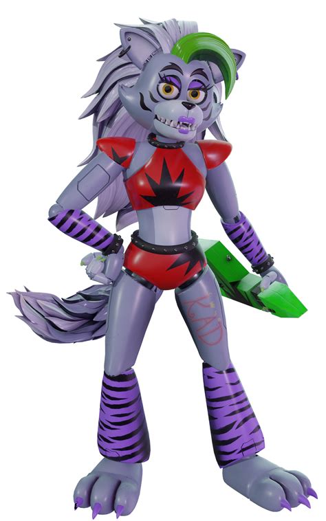 Roxanne Wolf Render By Kingangrydrake On Deviantart