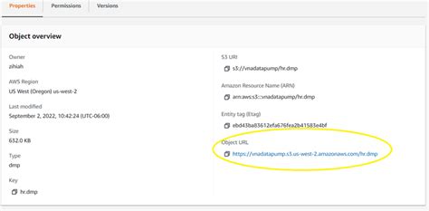 Data Pump Import From Aws S3 Bucket Using Dbmscloud
