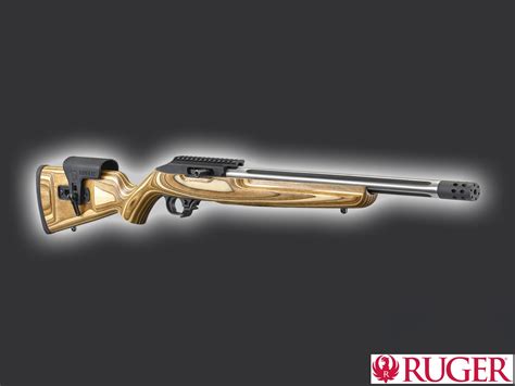 Ruger 1022 Competition 16 Semi Auto Rifle Stainless 22lr
