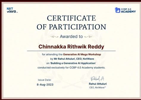 Rithwik Reddy On Linkedin Nxtwave Ccbpian Rahulattuluri 10xgrowth Ai