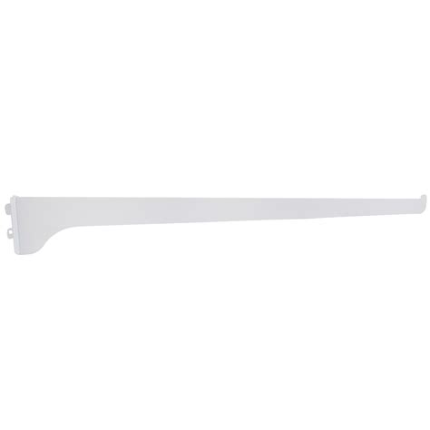 Single Track Shelf Bracket 16 Inches White By Stone Harbor Hardware
