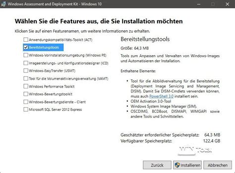Windows Assessment And Deployment Kit Windows Adk Für Windows 10