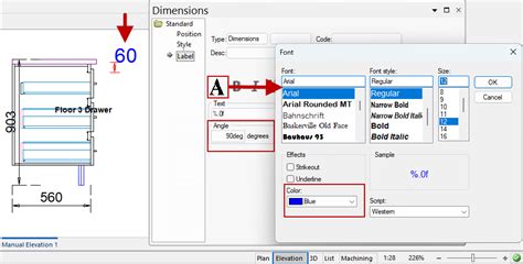 Annotating And Editing The Elevation