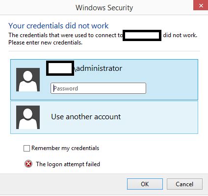 Windows Cannot Log In To RDP Server Fault
