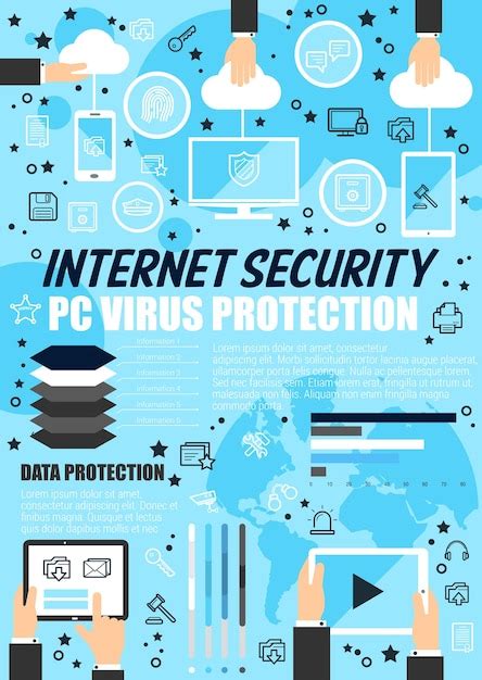 Premium Vector Internet Security Data Protection Technology
