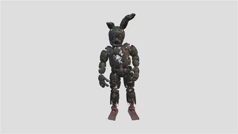 Springtrap V5 Download Free 3d Model By Kim02us [2ce3a82] Sketchfab