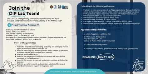 Development Innovations And Policy Laboratory Dip Lab Uplb On