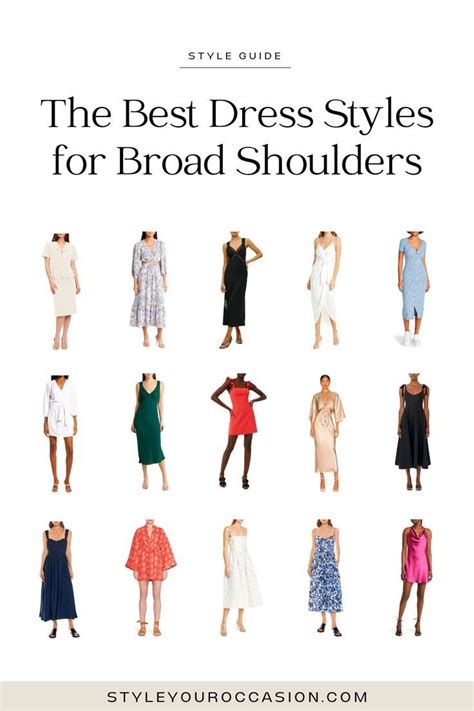 How To Dress Broad Shoulders 6 Most Flattering Dress Styles Tips