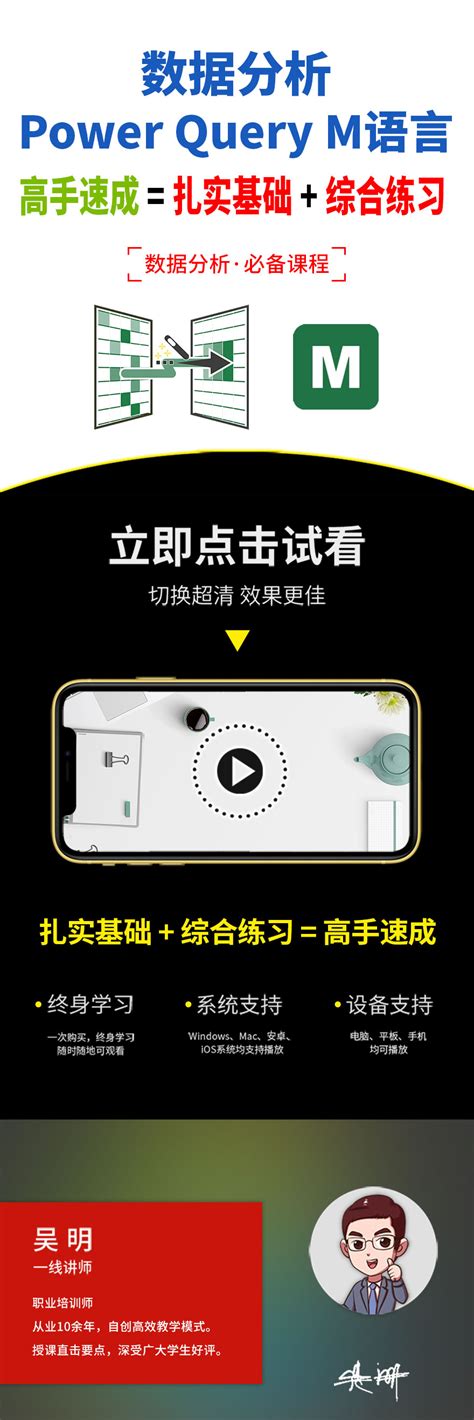 数据分析之powerquery进阶m语言篇【共124课时】数据挖掘与分析课程 51cto学堂